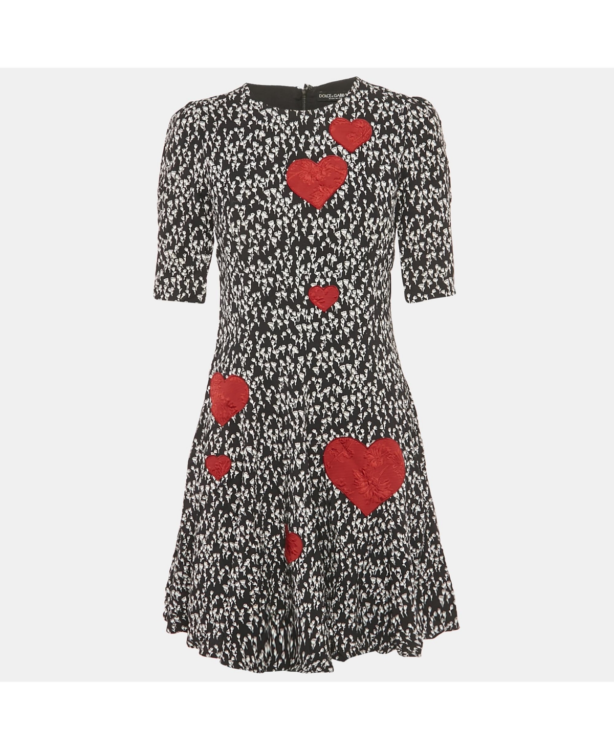 Click here for Pre-Owned Dolce & Gabbana Womens Black Printed Hea... prices