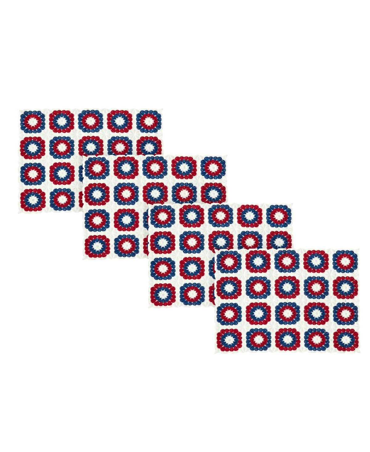 Click here for Elrene Crochet Patriotic Fireworks Placemats  Set... prices