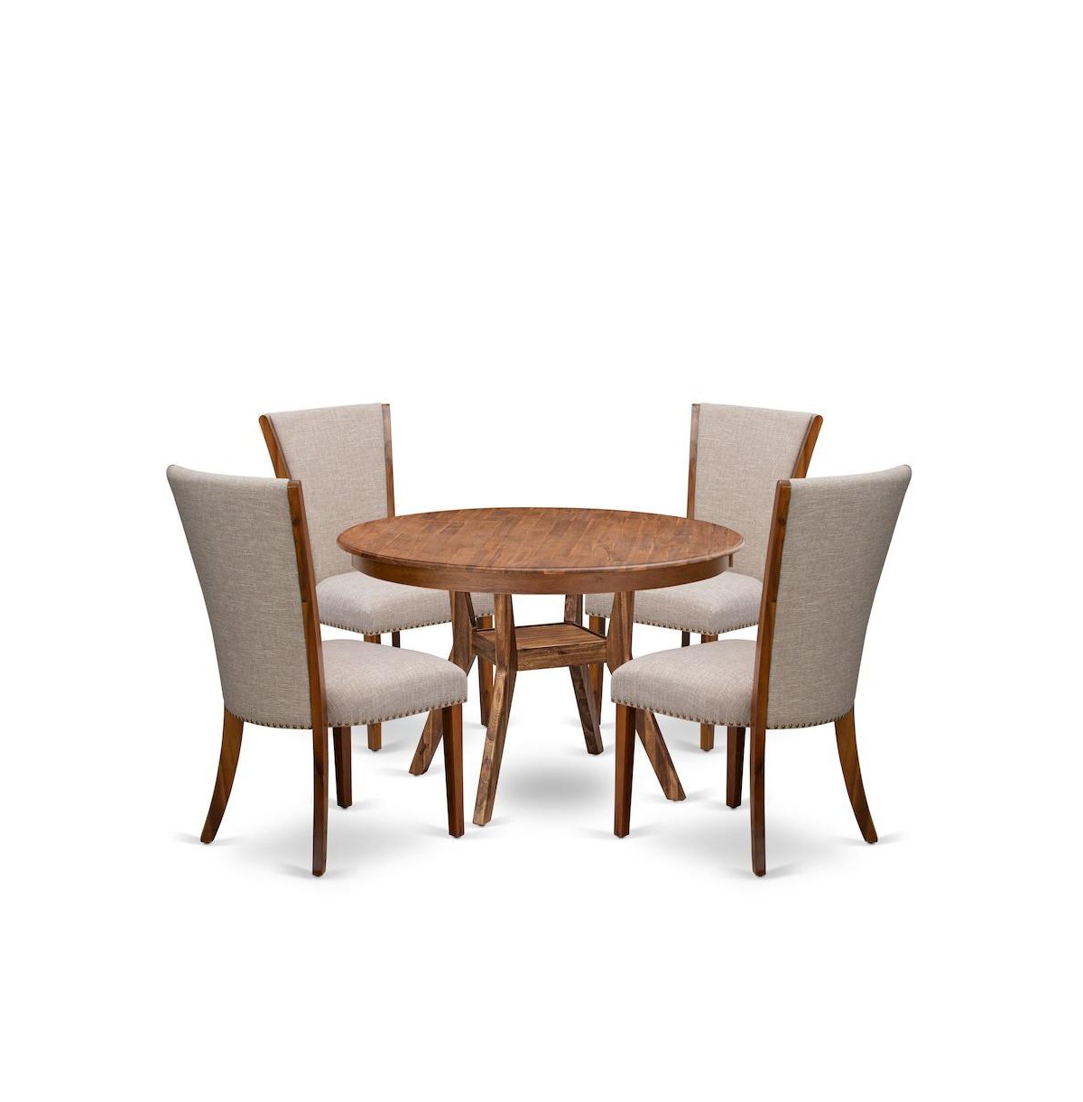 Click here for Luxe by East West Furniture 5 Piece Dining Table S... prices