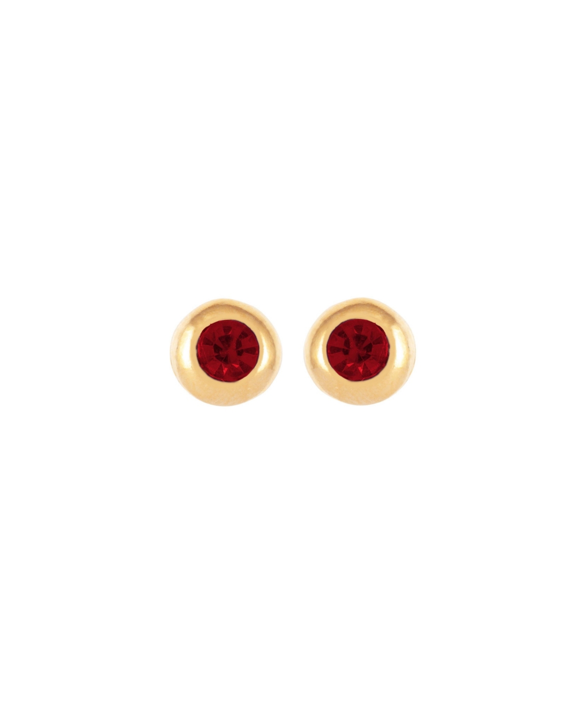 Click here for Susan Caplan 1980s Vintage Ruby Red Earrings - Sru... prices