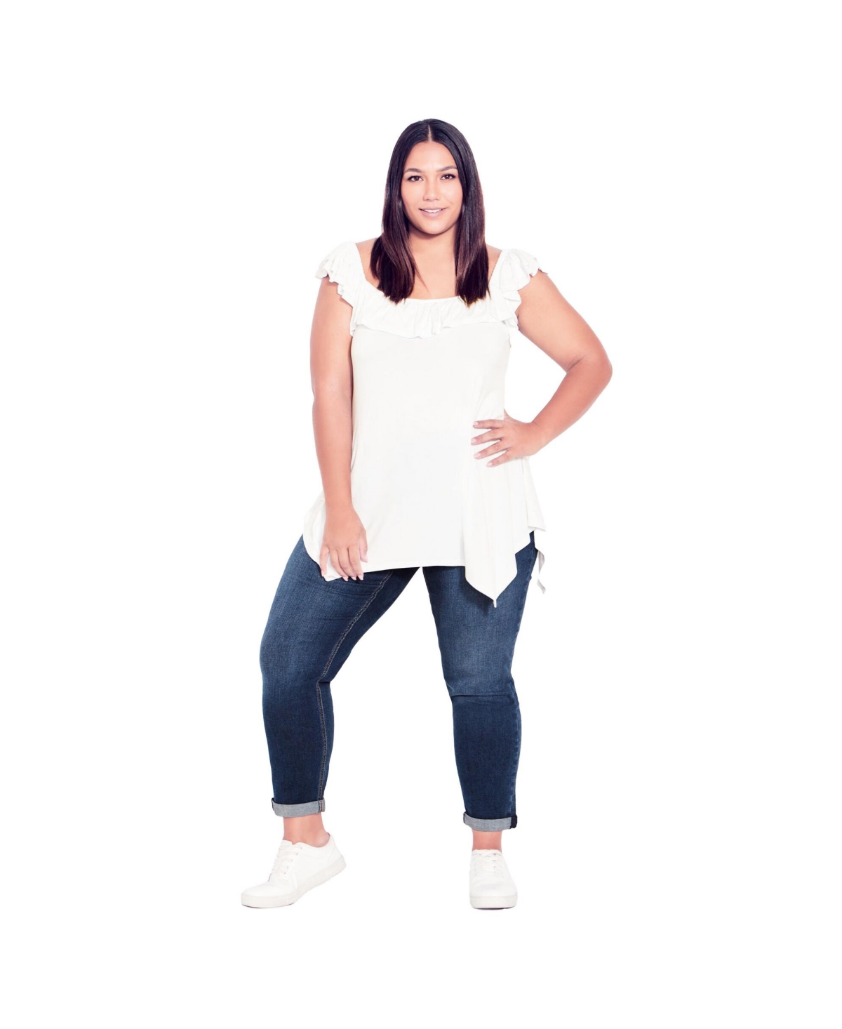 Click here for Avenue Womens Tall Denim Girlfriend Stretch Jean -... prices