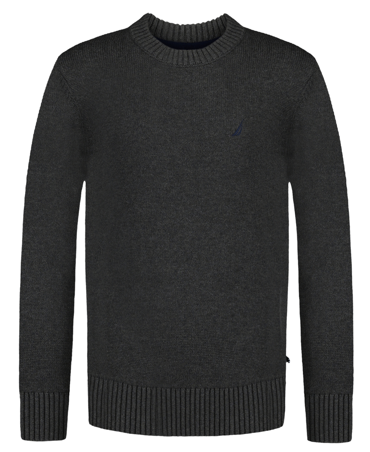 Click here for Nautica Boys 8-20 J Class Solid Crew Sweater - Cha... prices