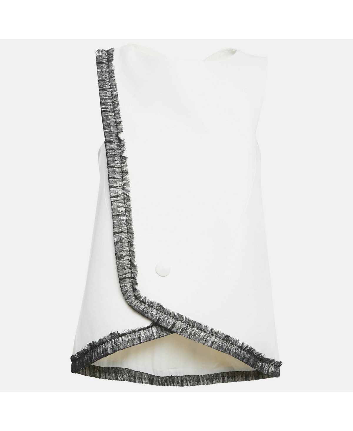 Click here for Pre-Owned Balenciaga Womens Crepe Lace Trimmed Sle... prices