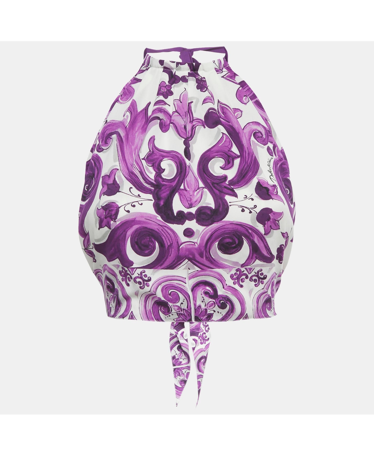 Click here for Pre-Owned Dolce & Gabbana Womens Majolica Print Si... prices