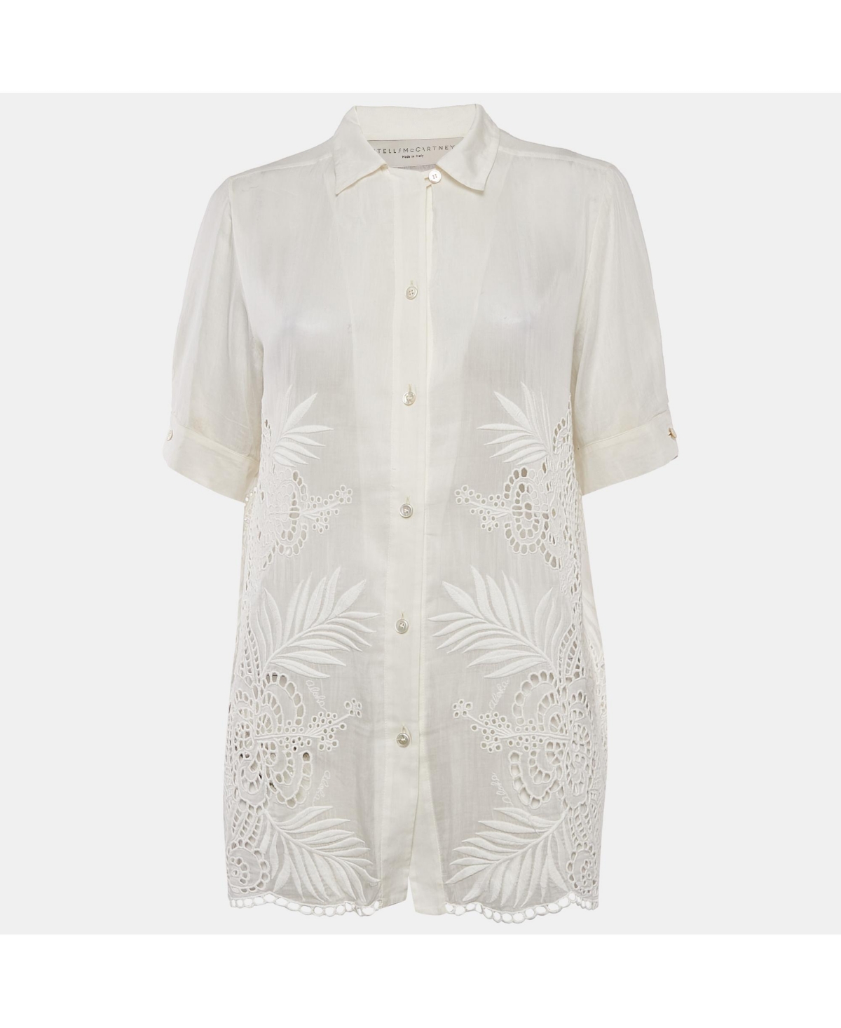Click here for Pre-Owned Stella Mccartney Womens White Embroidere... prices