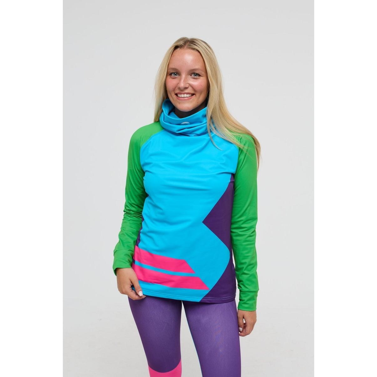Click here for Oosc Womens High Neck Baselayer Top - Powder Hound... prices