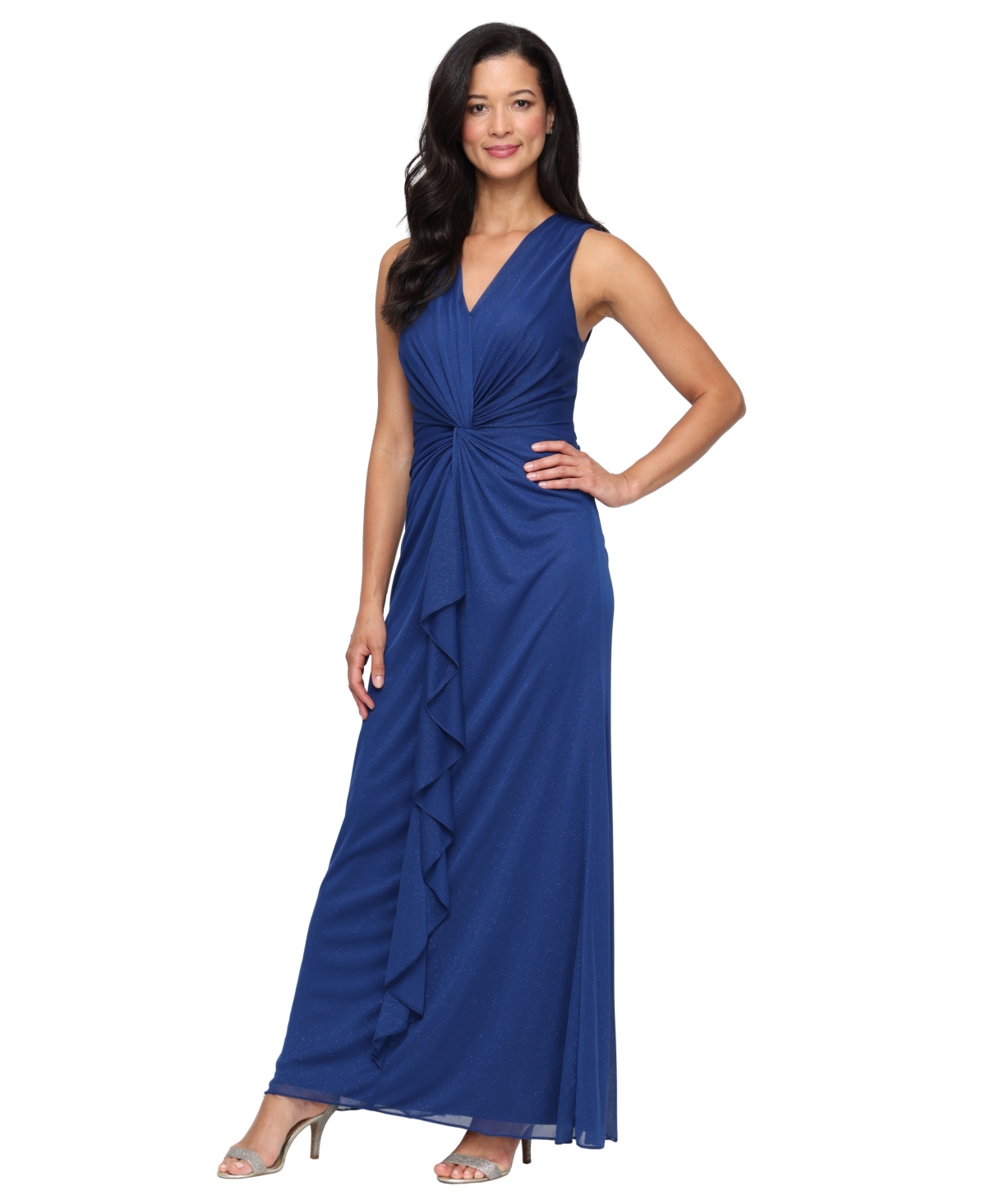 Click here for Alex Evenings Womens Sleeveless Twist Waist Cascad... prices