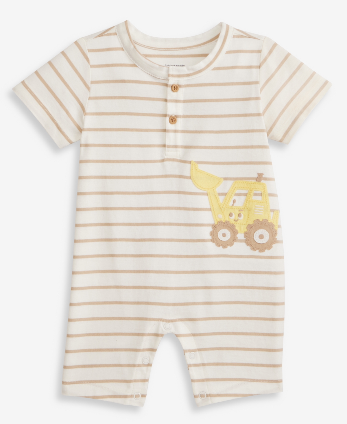 Click here for First Impressions Baby Boys 100 Cotton Romper  Mac... prices