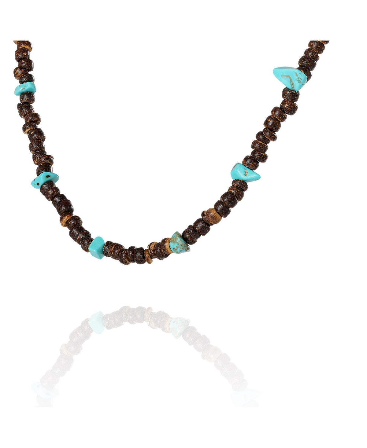 Click here for Lucky Brand Men s Wood & Turquoise Beaded 22 Neckl... prices