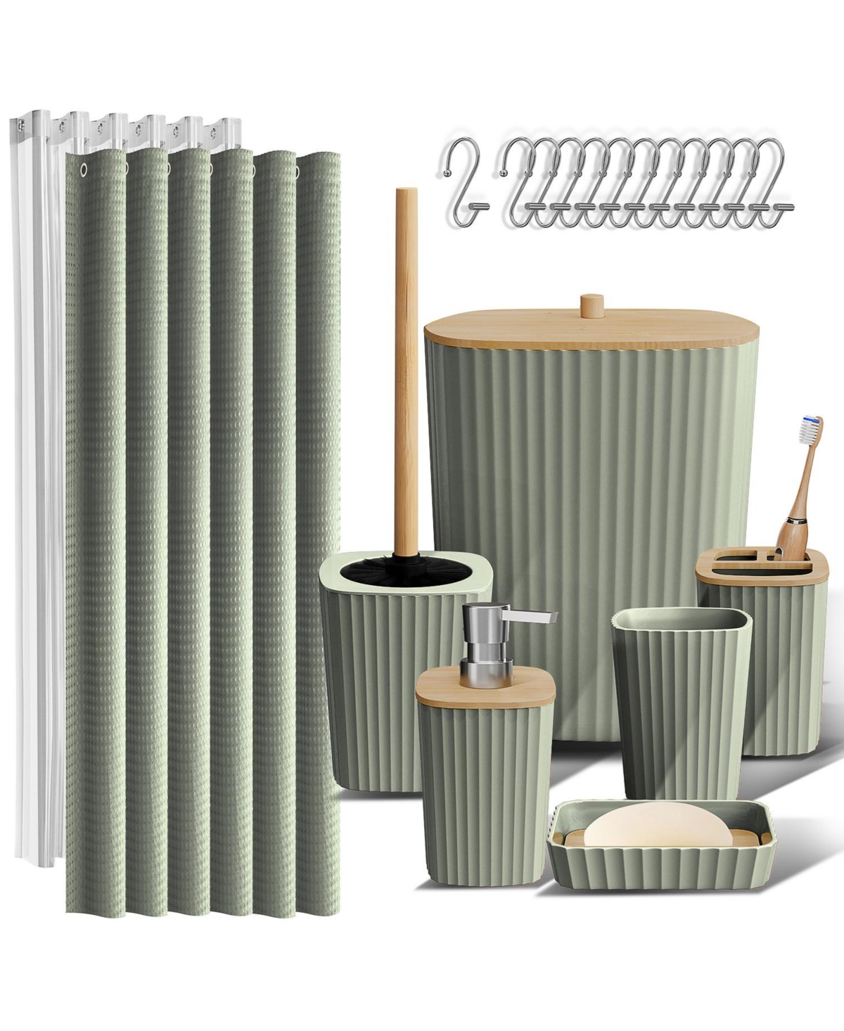 Click here for Clara Clark 20 Piece Complete Bathroom & Vanity Ac... prices