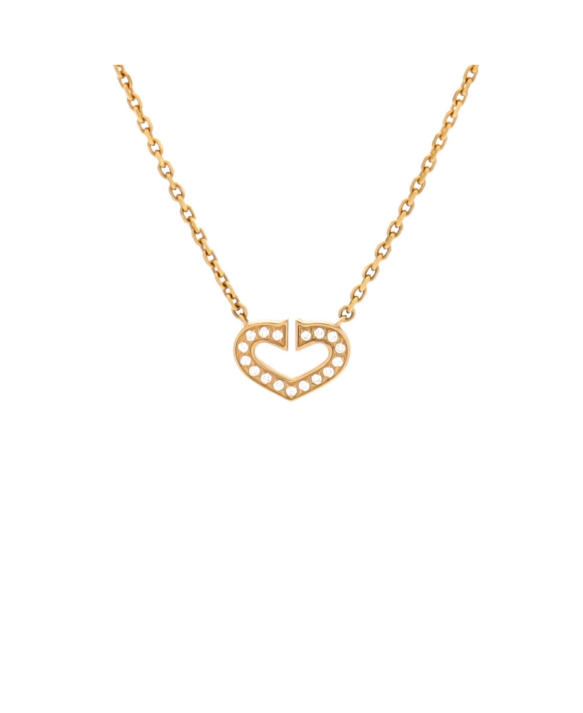 Click here for Pre-Owned Cartier C Heart de Cartier Pendant Neckl... prices