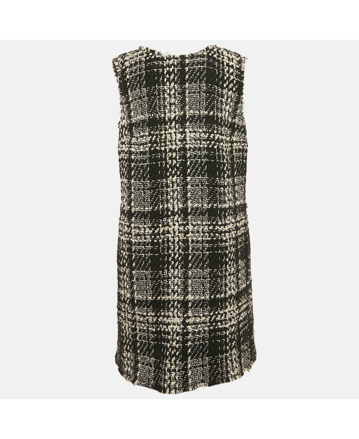 Click here for Pre-Owned Dolce & Gabbana Womens Black Tweed Shift... prices