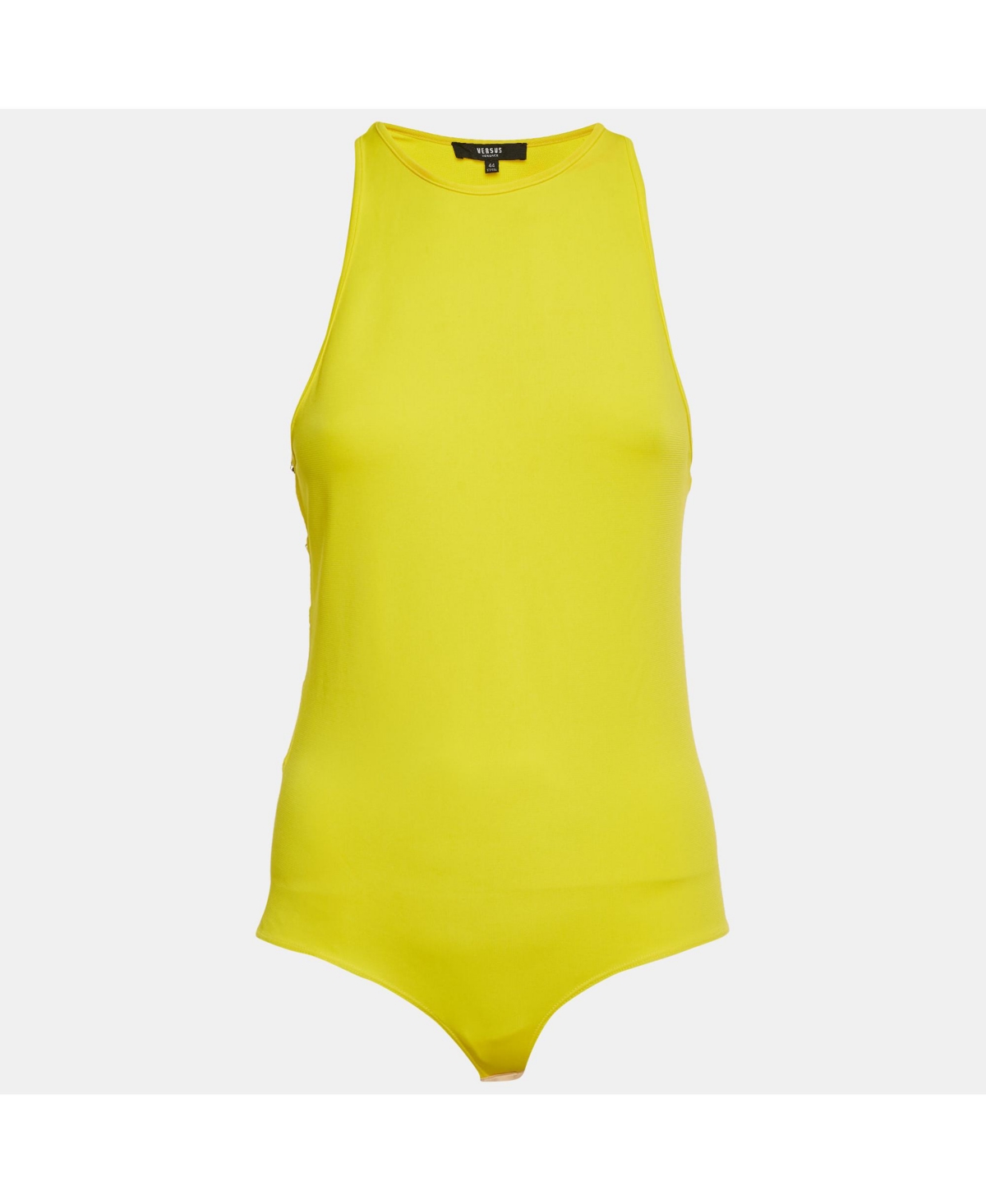 Click here for Pre-Owned Versace Womens Yellow Cut-Out Logo Detai... prices