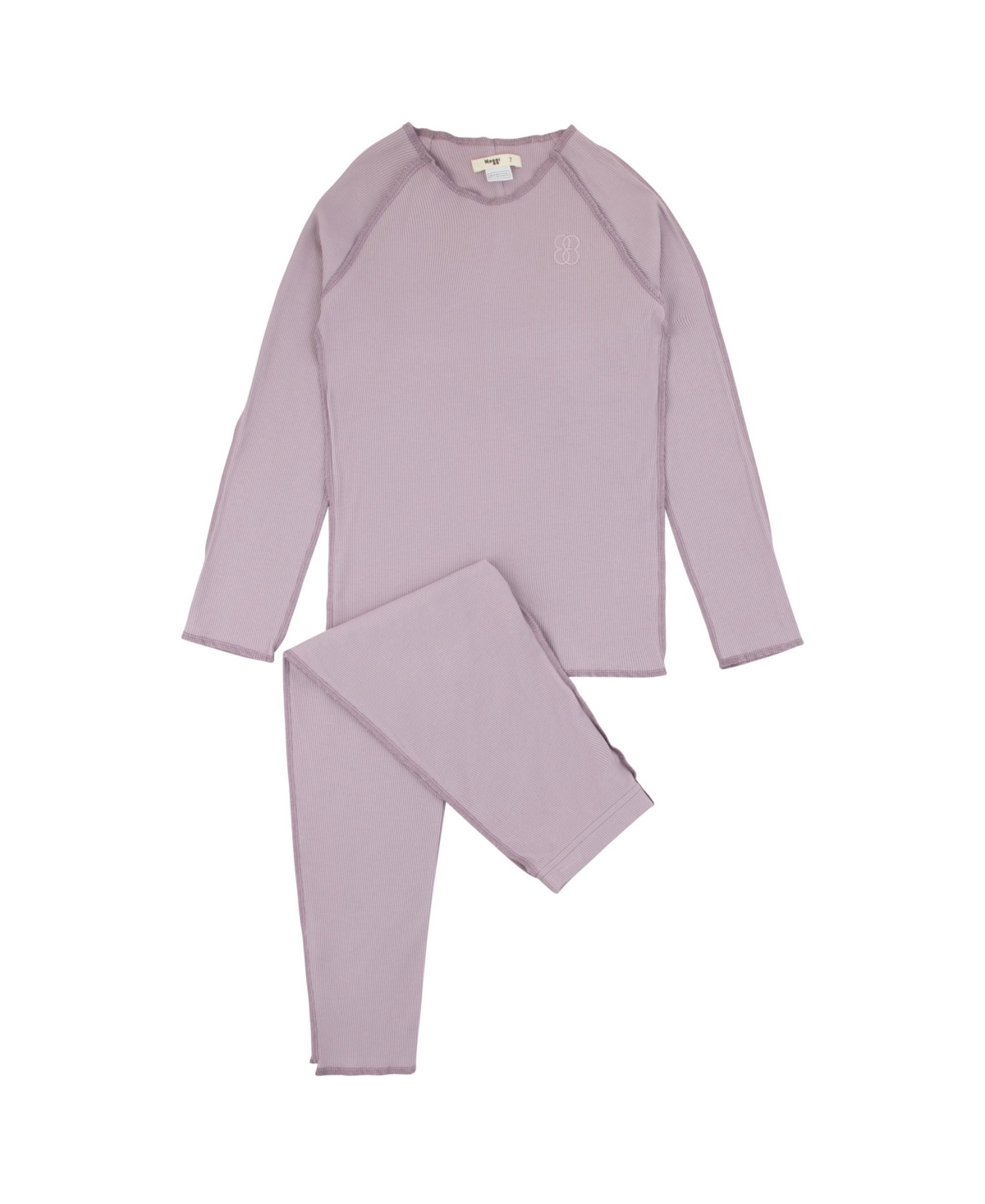 Click here for NoggiWear Little Girls Ribbed Loungewear Set - Mau... prices