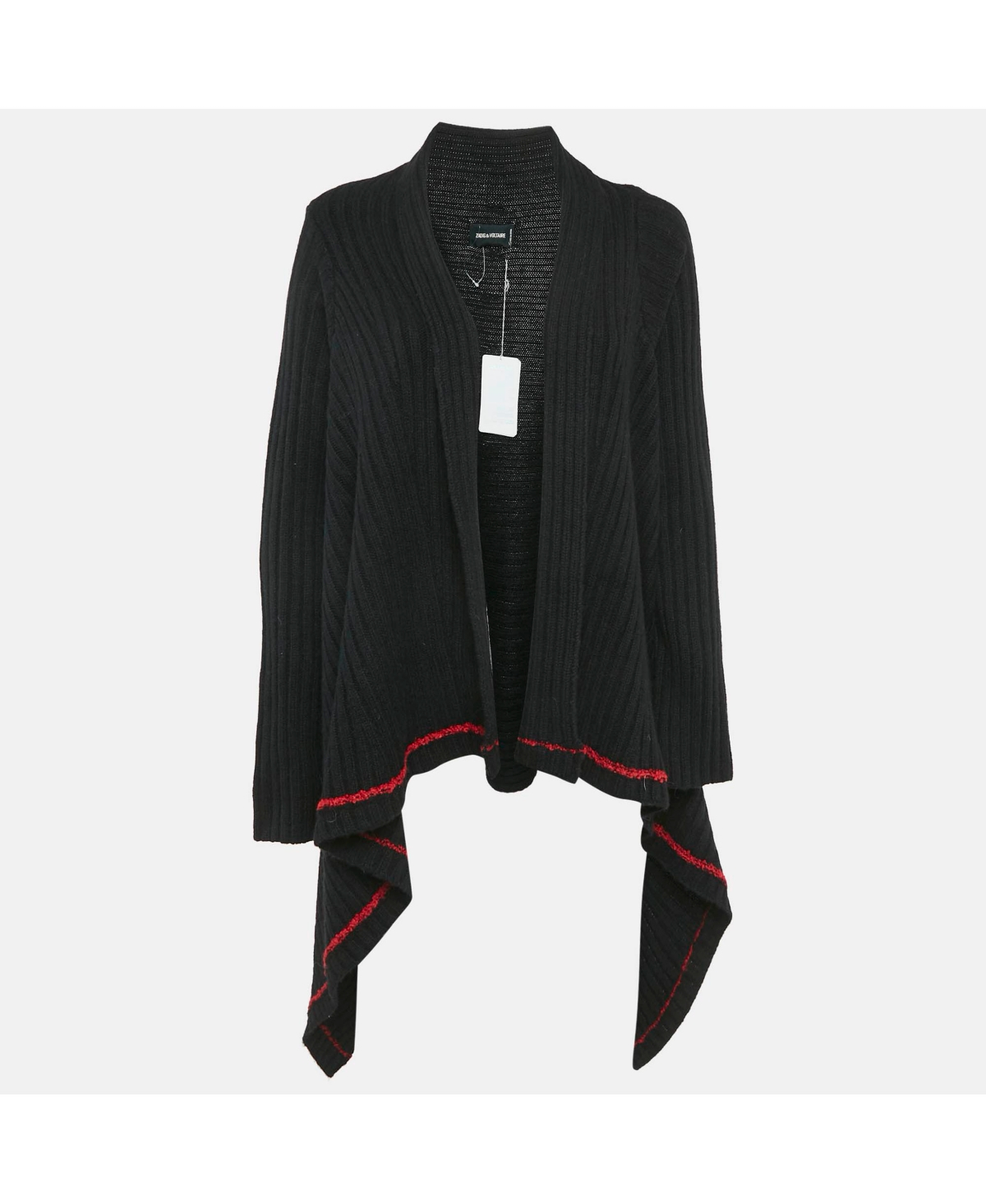 Click here for Pre-Owned Zadig & Voltaire Womens Black Rib Knit O... prices