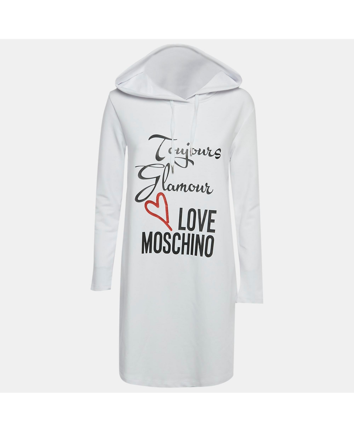 Click here for Pre-Owned Love Moschino Womens White Printed Cotto... prices