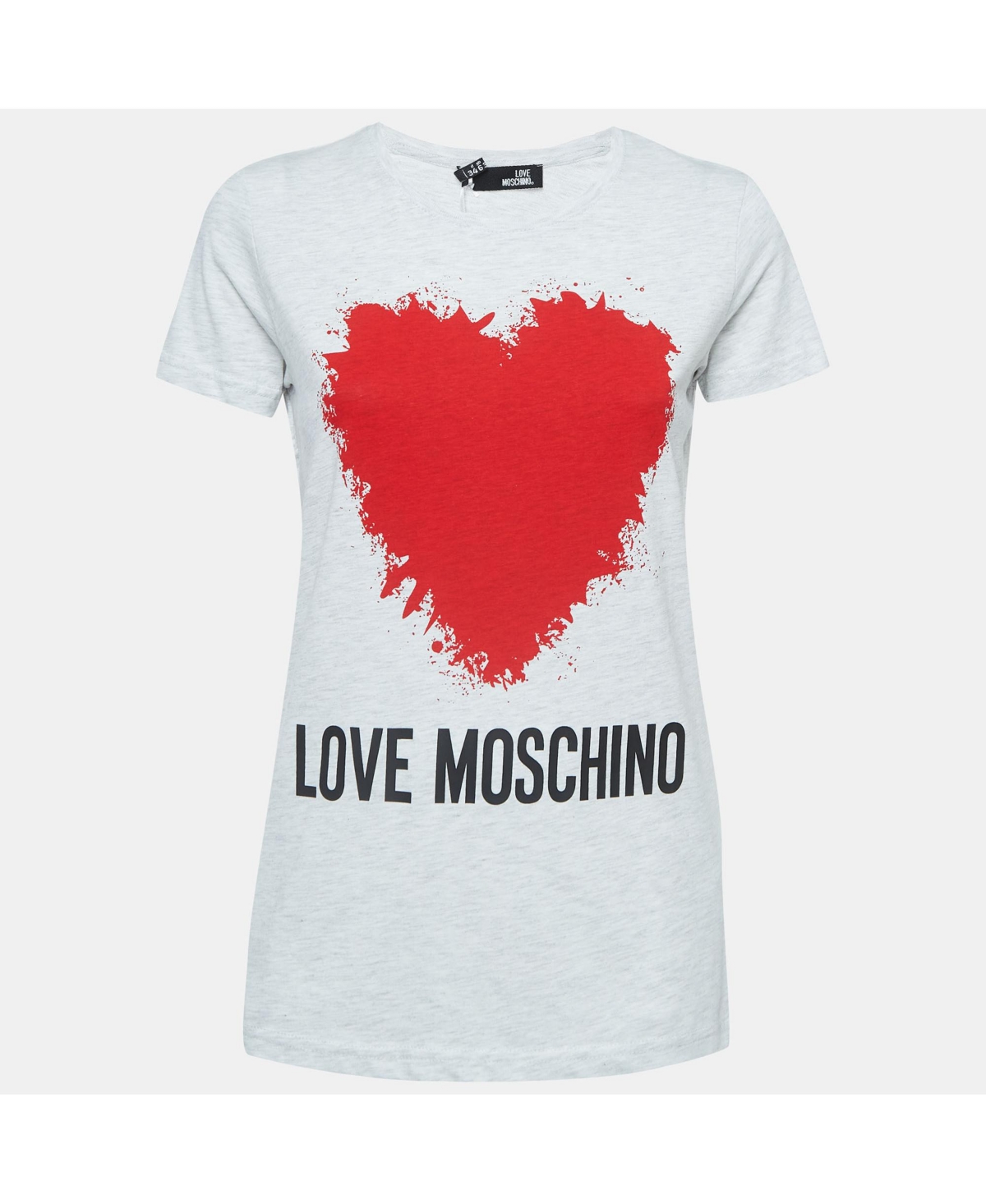 Click here for Pre-Owned Love Moschino Womens Logo Print Cotton C... prices