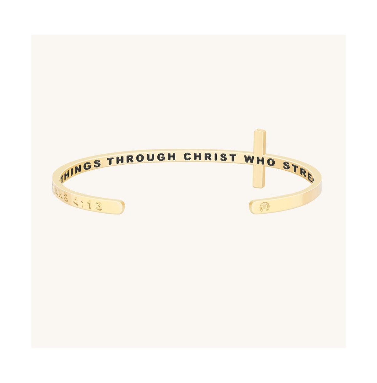 Click here for Mantra The Cross Bracelet Yellow Gold / John 3:16... prices