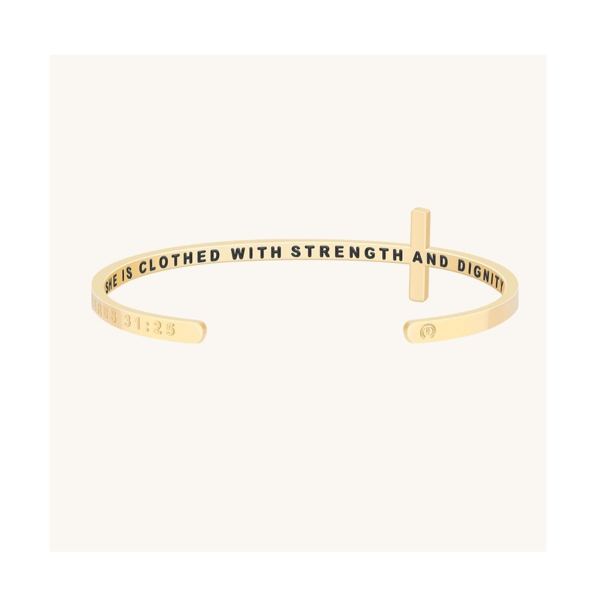 Click here for Mantra The Cross Bracelet Yellow Gold / John 3:16... prices