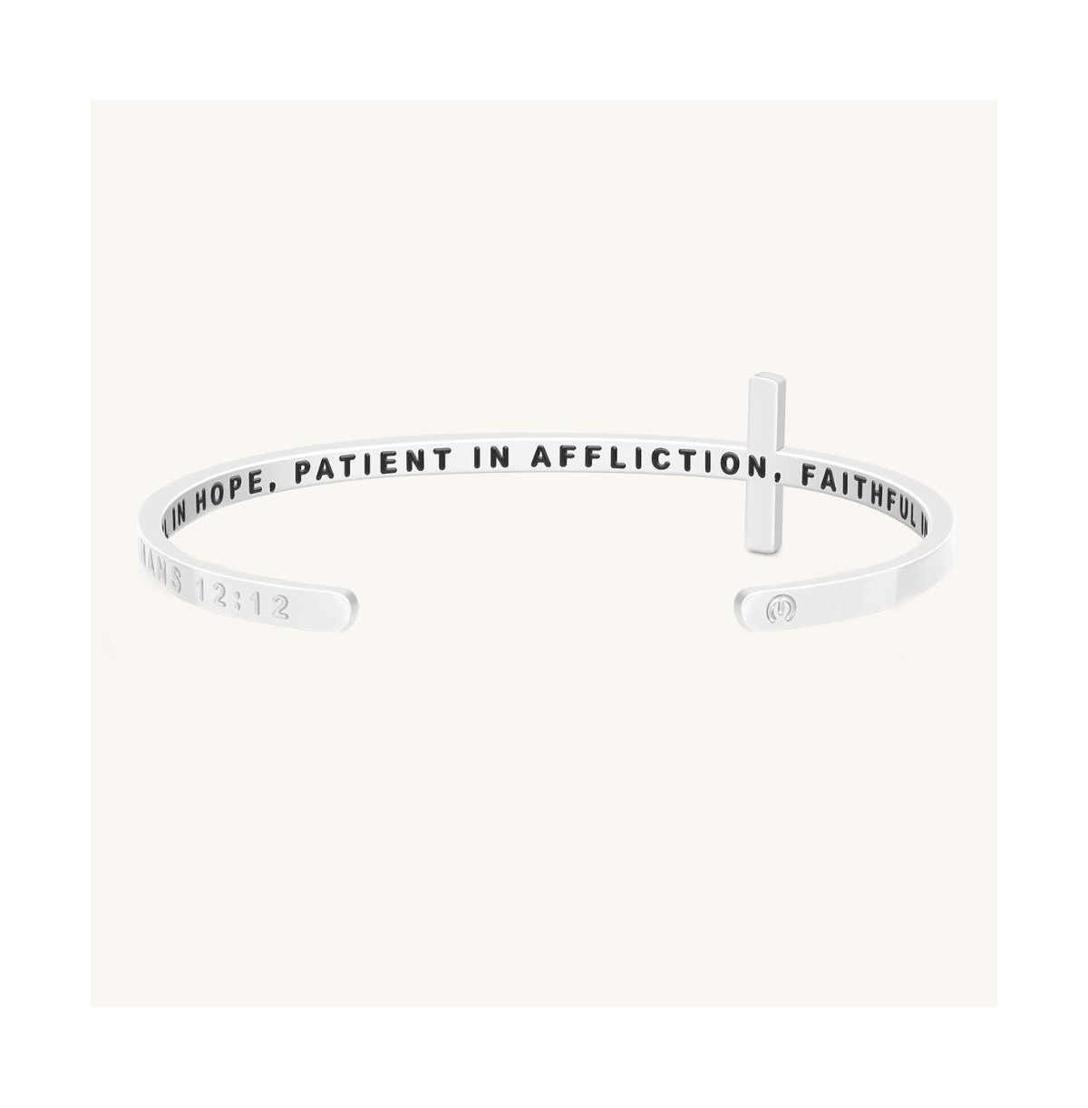 Click here for Mantra The Cross Bracelet Yellow Gold / Romans 12:... prices