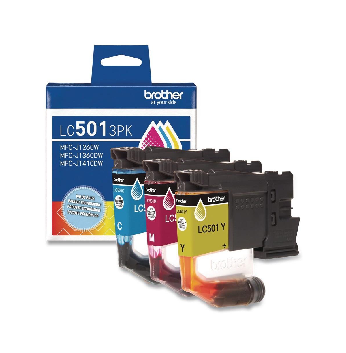 Brother LC5013PKS 200 Page-Yield Ink - Cyan/Magenta/Yellow (3/Pack) - Cyan; magenta; yellow