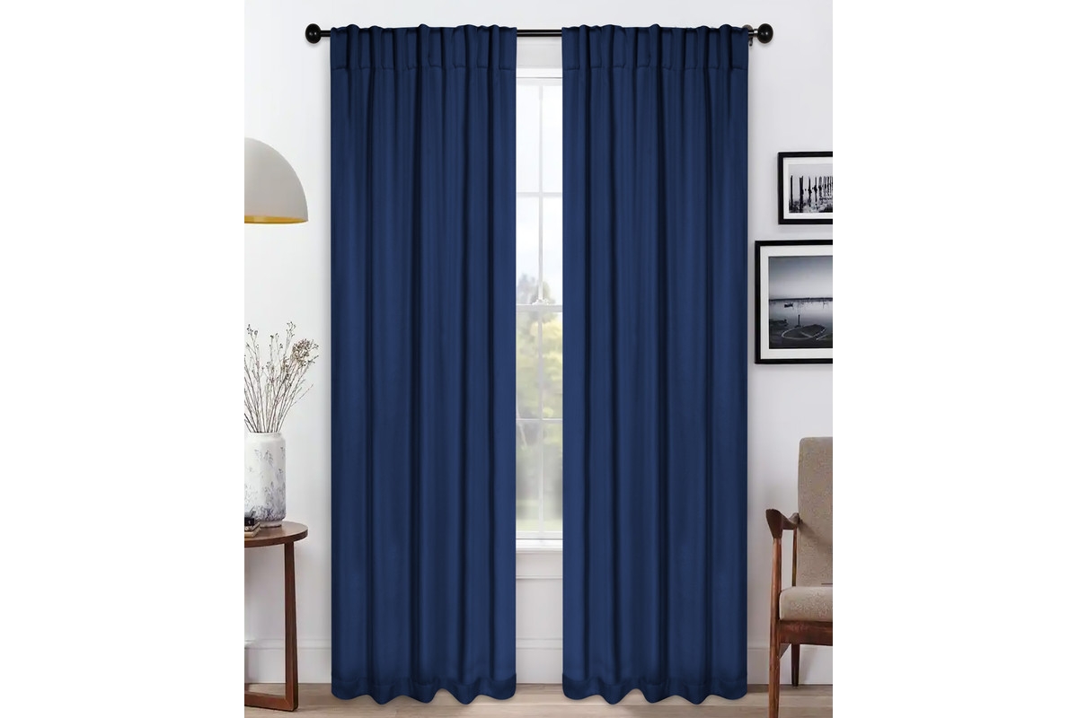 Click here for Superior Solid Classic Modern Blackout Curtain Set... prices