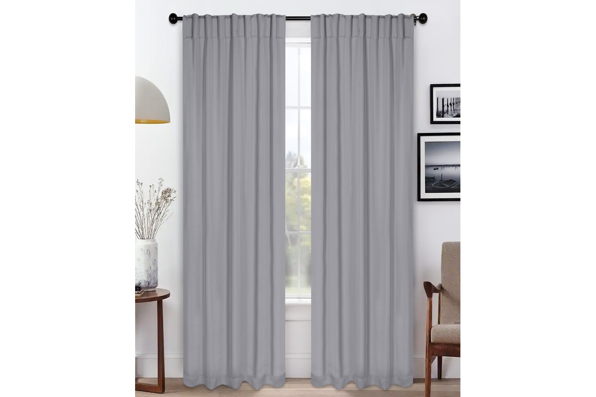 Click here for Superior Solid Classic Modern Blackout Curtain Set... prices