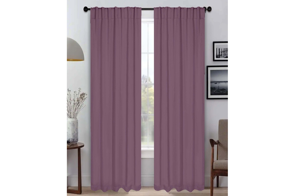 Click here for Superior Solid Classic Modern Blackout Curtain Set... prices