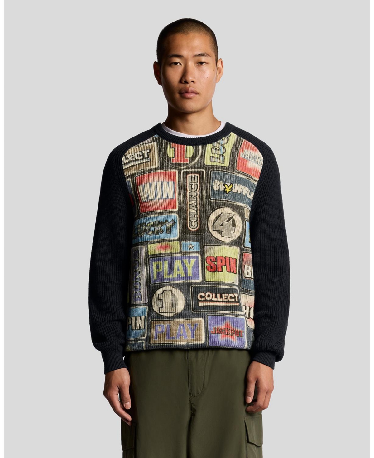 Click here for Lyle & Scott Mens Fruit Machine Graphic Crew Neck... prices