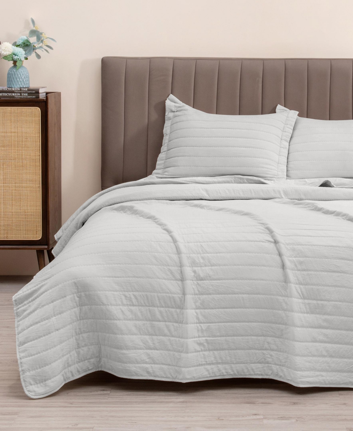 Click here for Linery & Co. Channel Stitch Microfiber Quilt Set W... prices