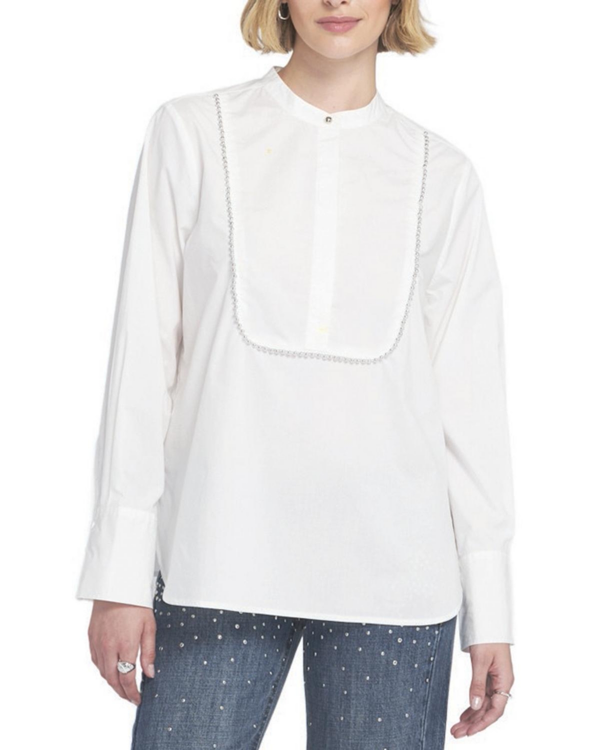 Elle Collection Beaded Shirt