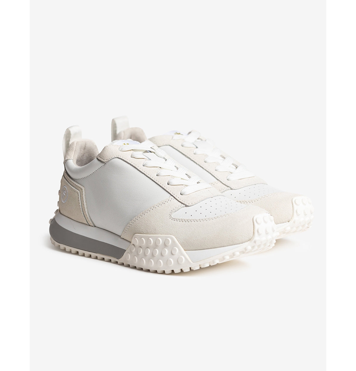 Click here for Freshy Womens Smoove Trainer Sneaker - White/grey prices