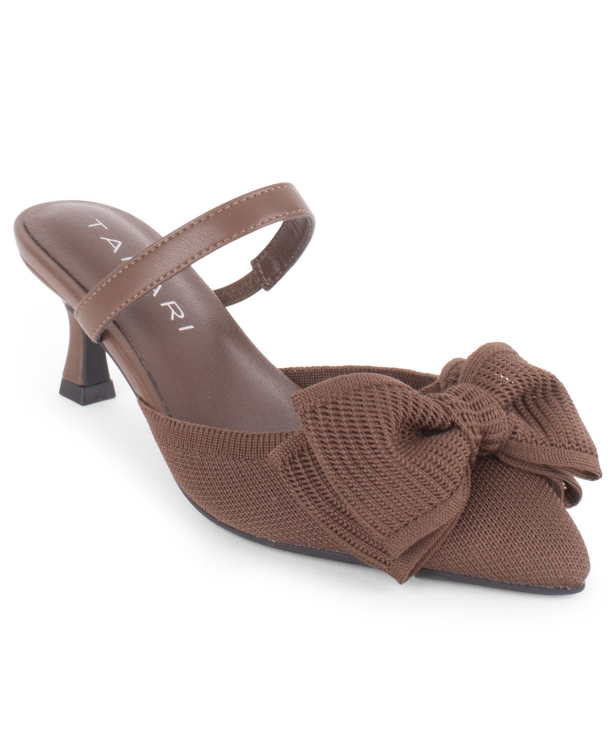 Click here for Tahari Womens Monaco Kitten Heel Pumps - Brown prices