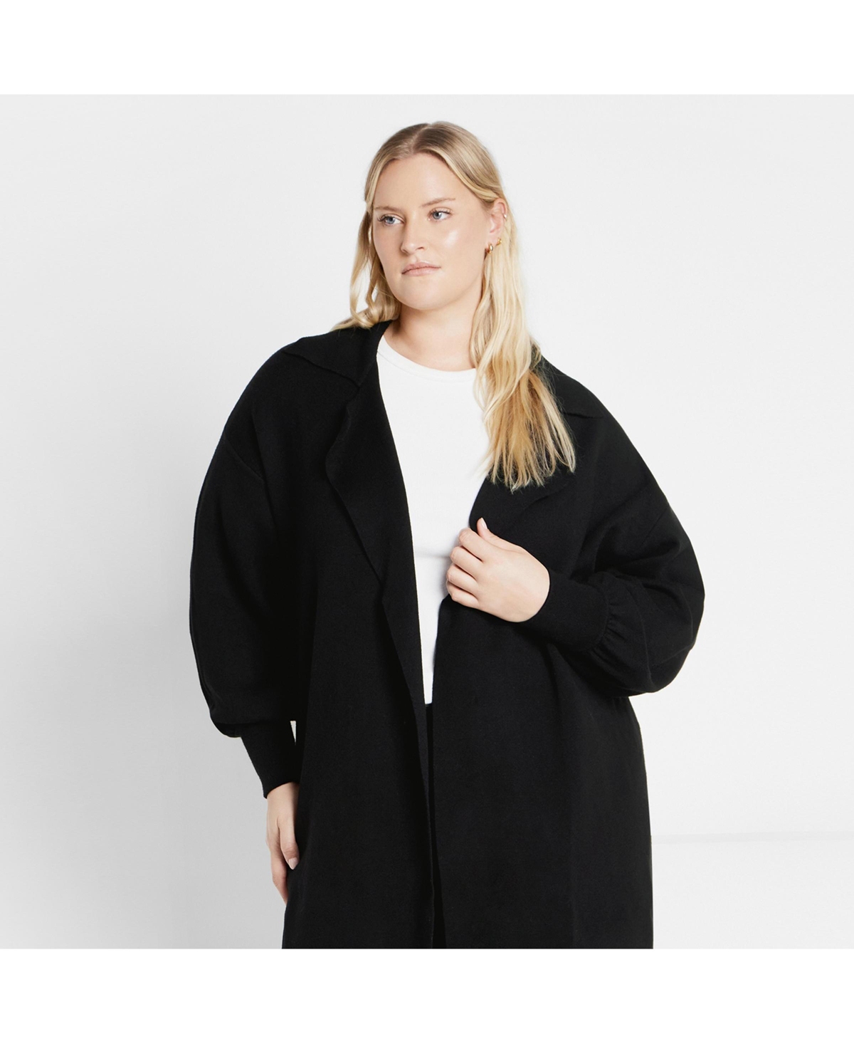 Click here for City Chic Womens Ivy Cardigan - Black prices