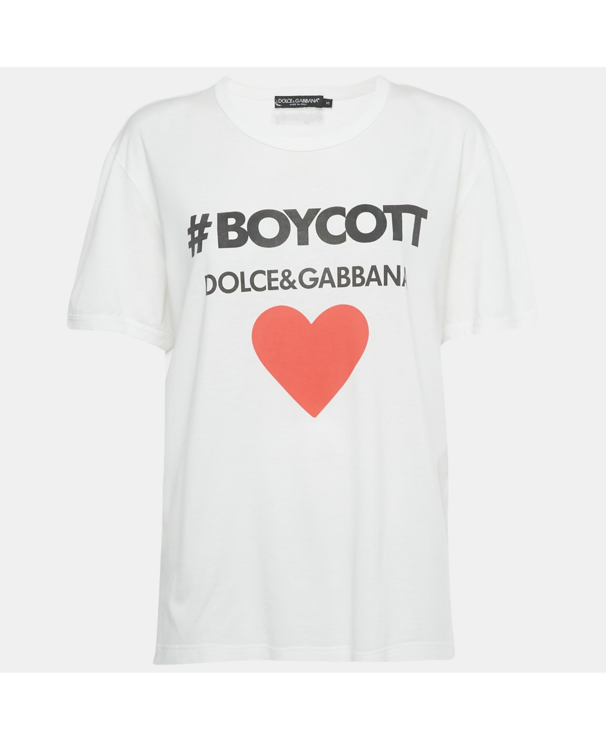 Click here for Pre-Owned Dolce & Gabbana Womens Boycott Logo Prin... prices