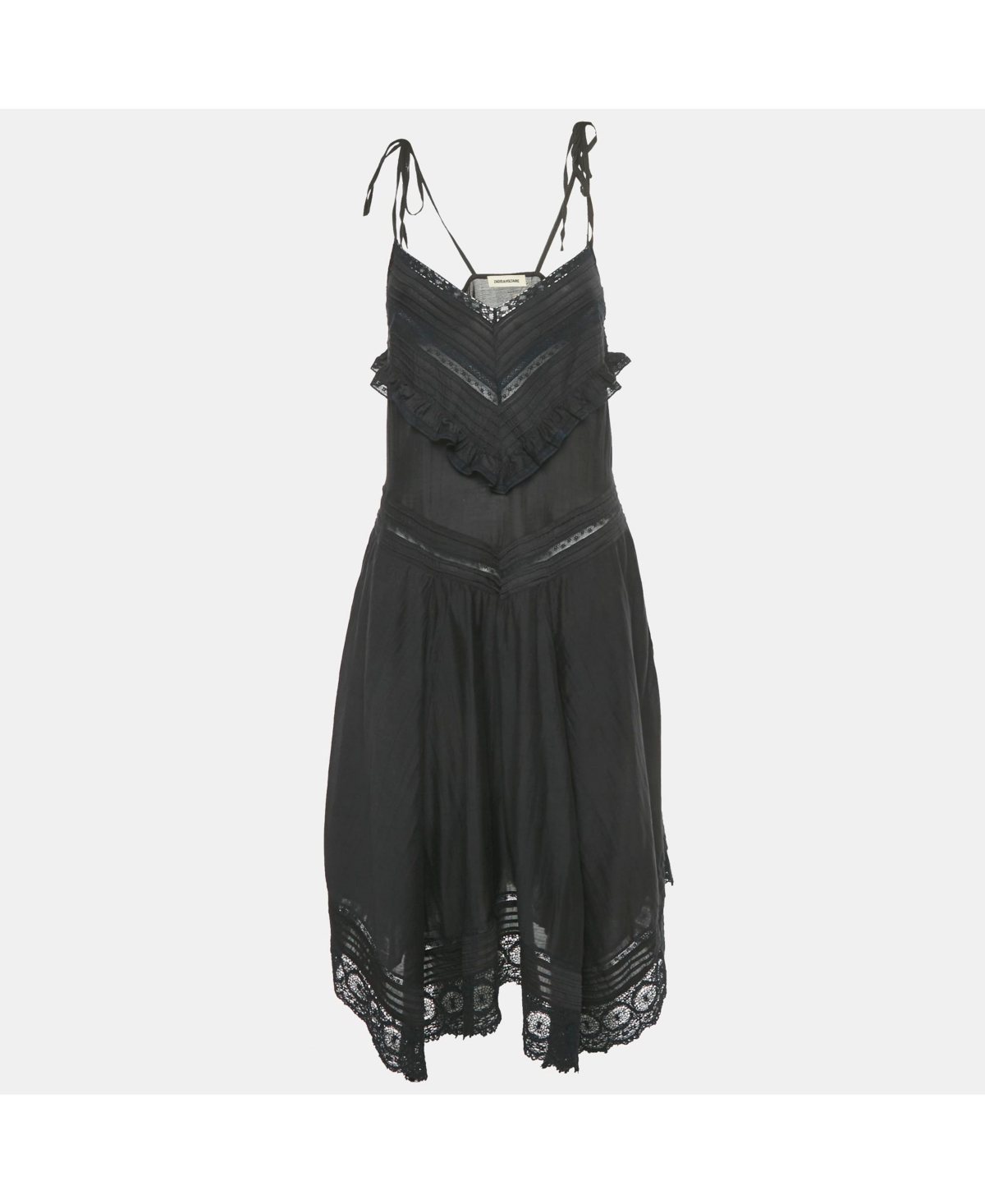 Click here for Pre-Owned Zadig & Voltaire Womens Black Lace Trim... prices