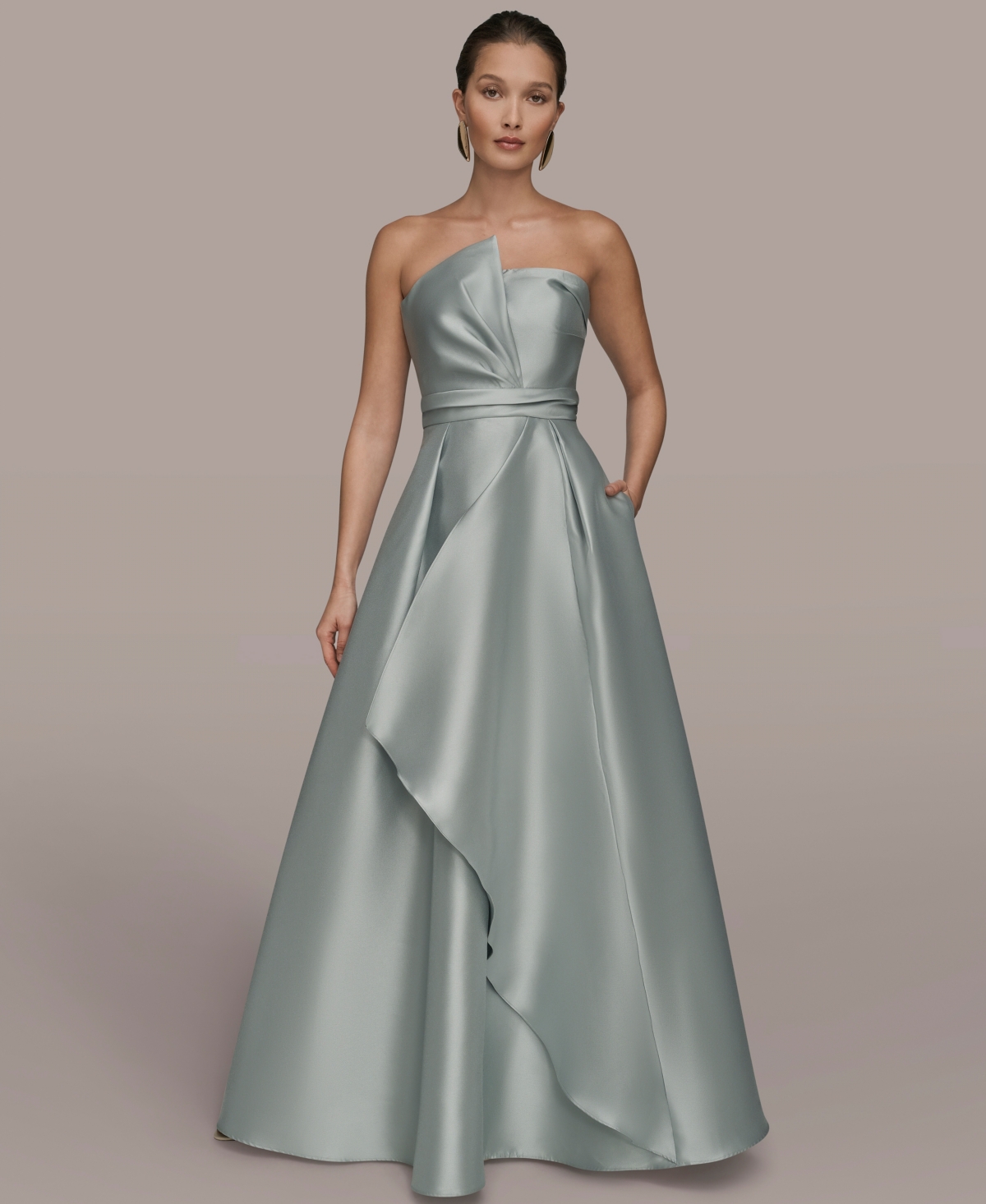 Click here for Donna Karan New York Womens Strapless Asymmetrical... prices