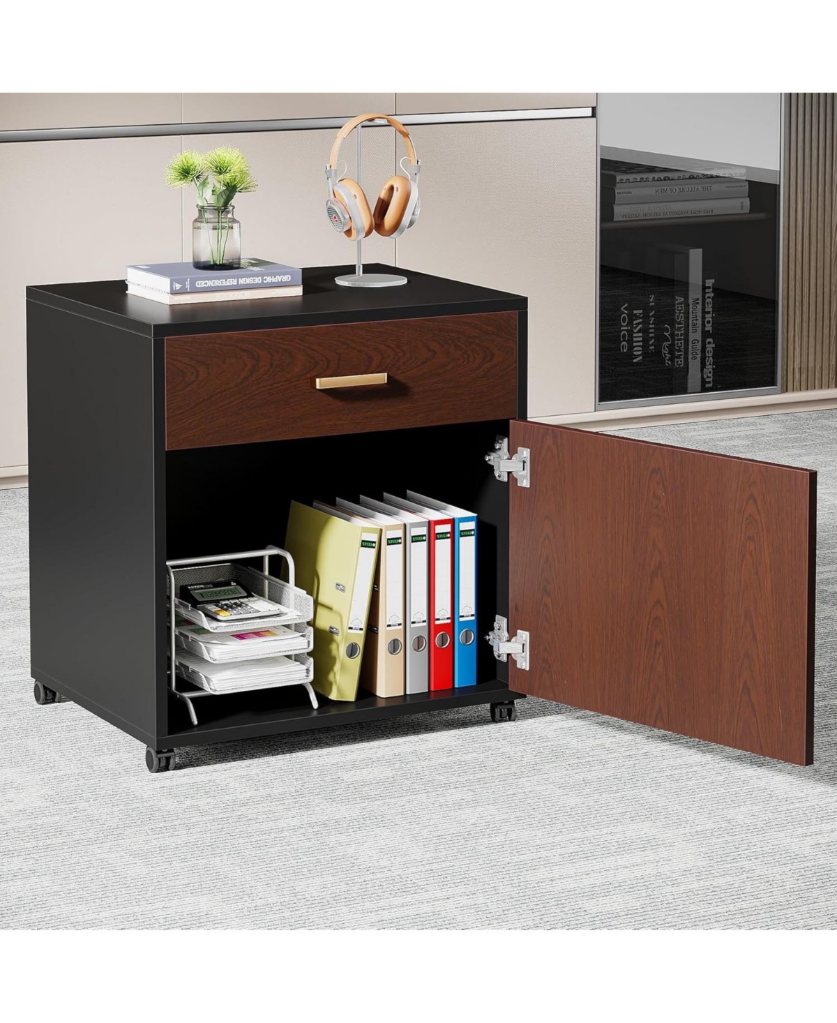 Click here for Tribesigns Storage File Cabinet  Large L Shaped De... prices