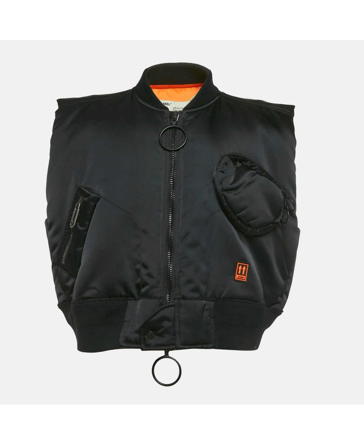 Click here for Pre-Owned Off-White Mens Black Arrow Print Nylon S... prices