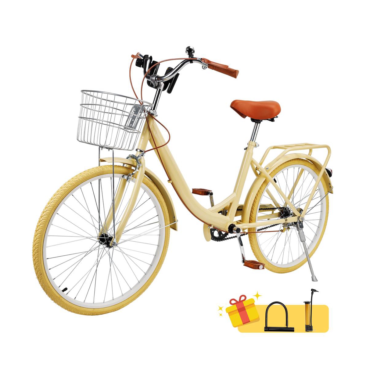 Click here for Artudatech 24-inch Cruiser Bike with Low-Step Fram... prices