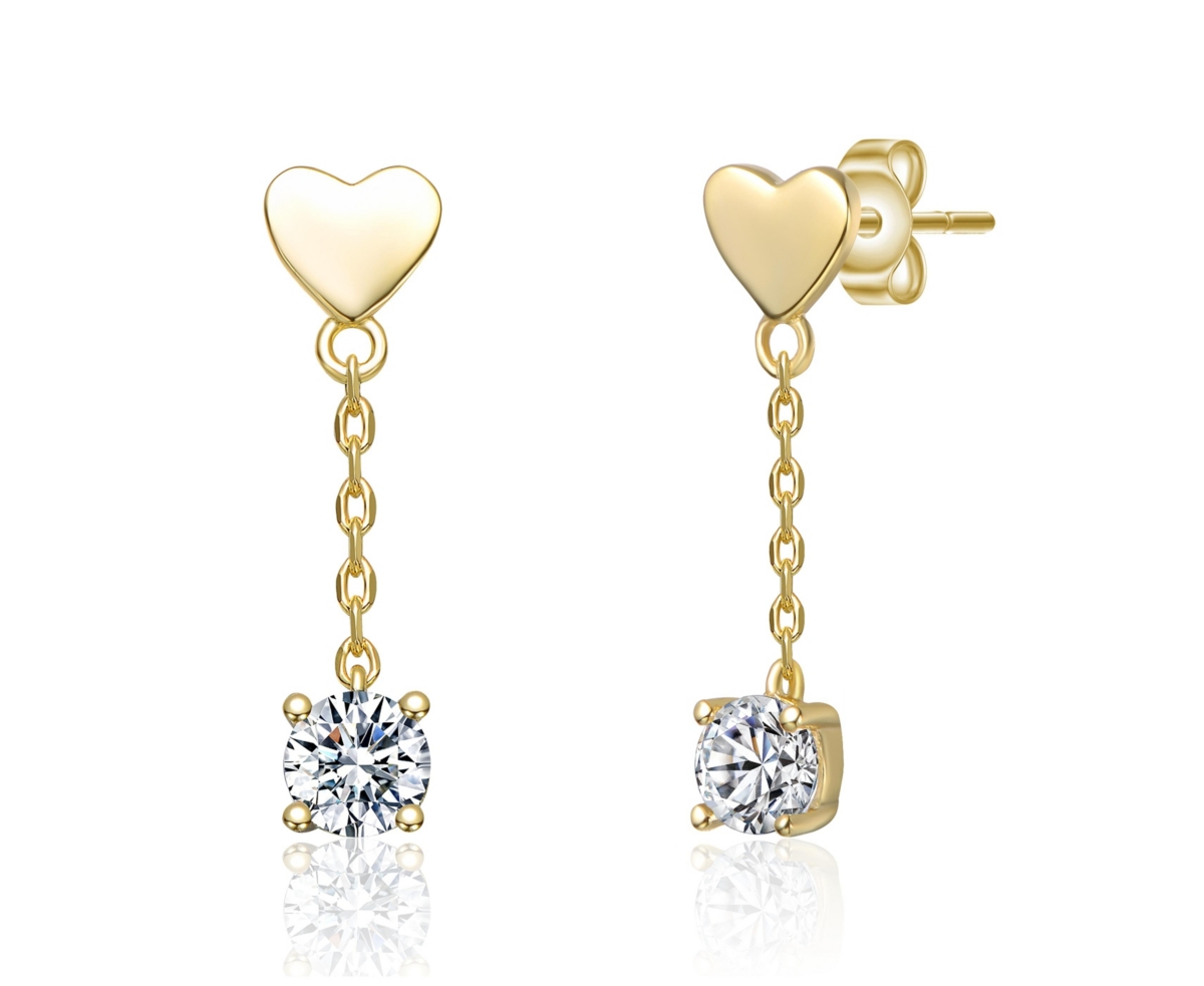 Click here for Rachel Glauber 14K Gold Plated with Clear Cubic Zi... prices