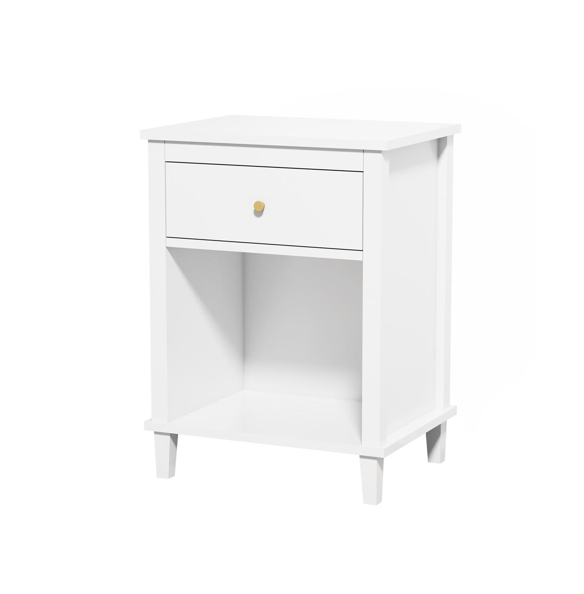 Click here for Cesicia Wooden Nightstand with Drawer and Open She... prices