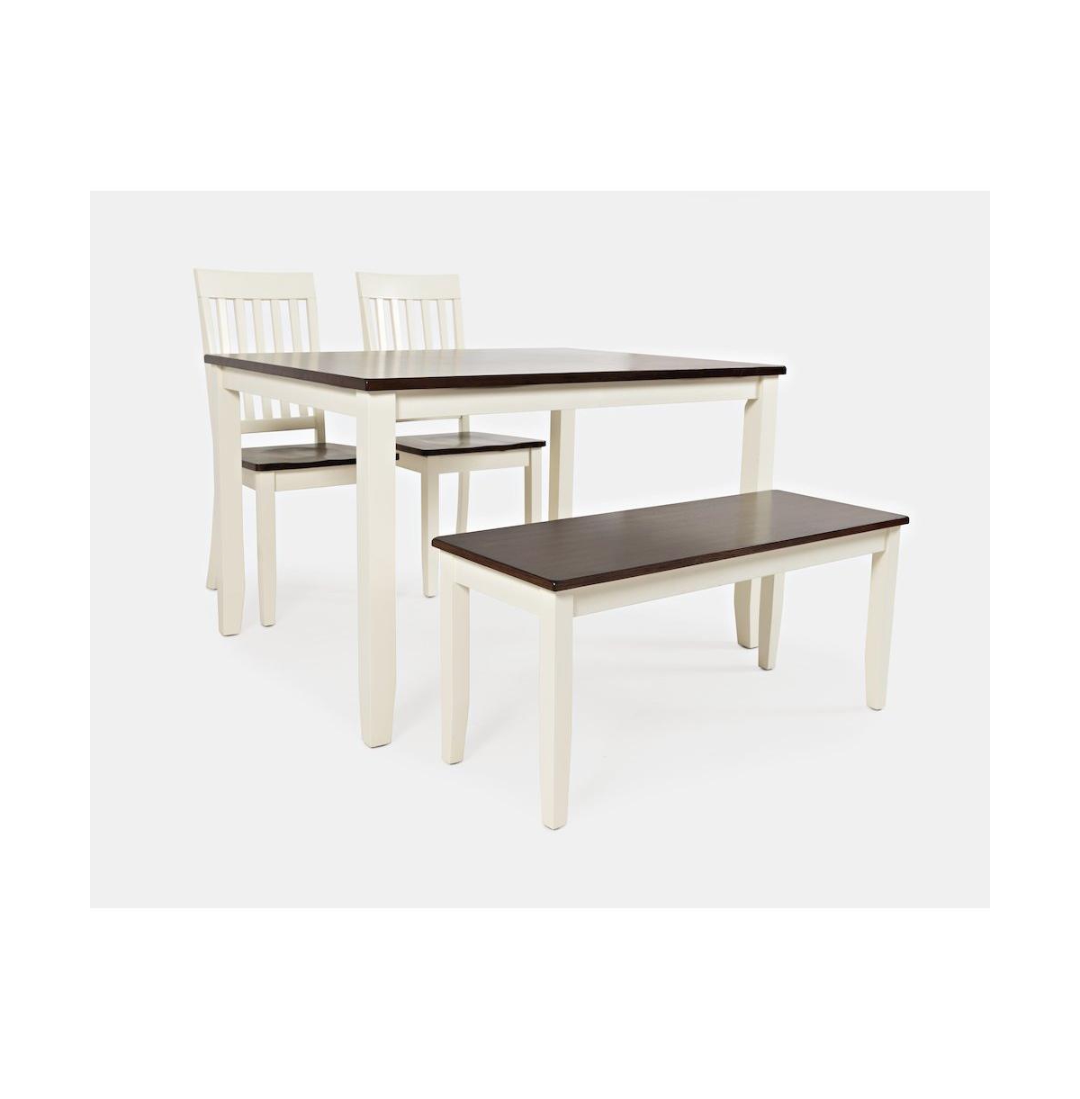 Click here for Decatur Lane Farmhouse 4 Piece Solid Wood Dining S... prices