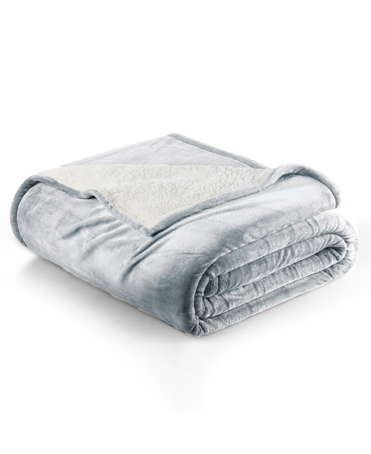 Click here for Linery & Co. Velvet Plush Reversible Sherpa Bed Bl... prices