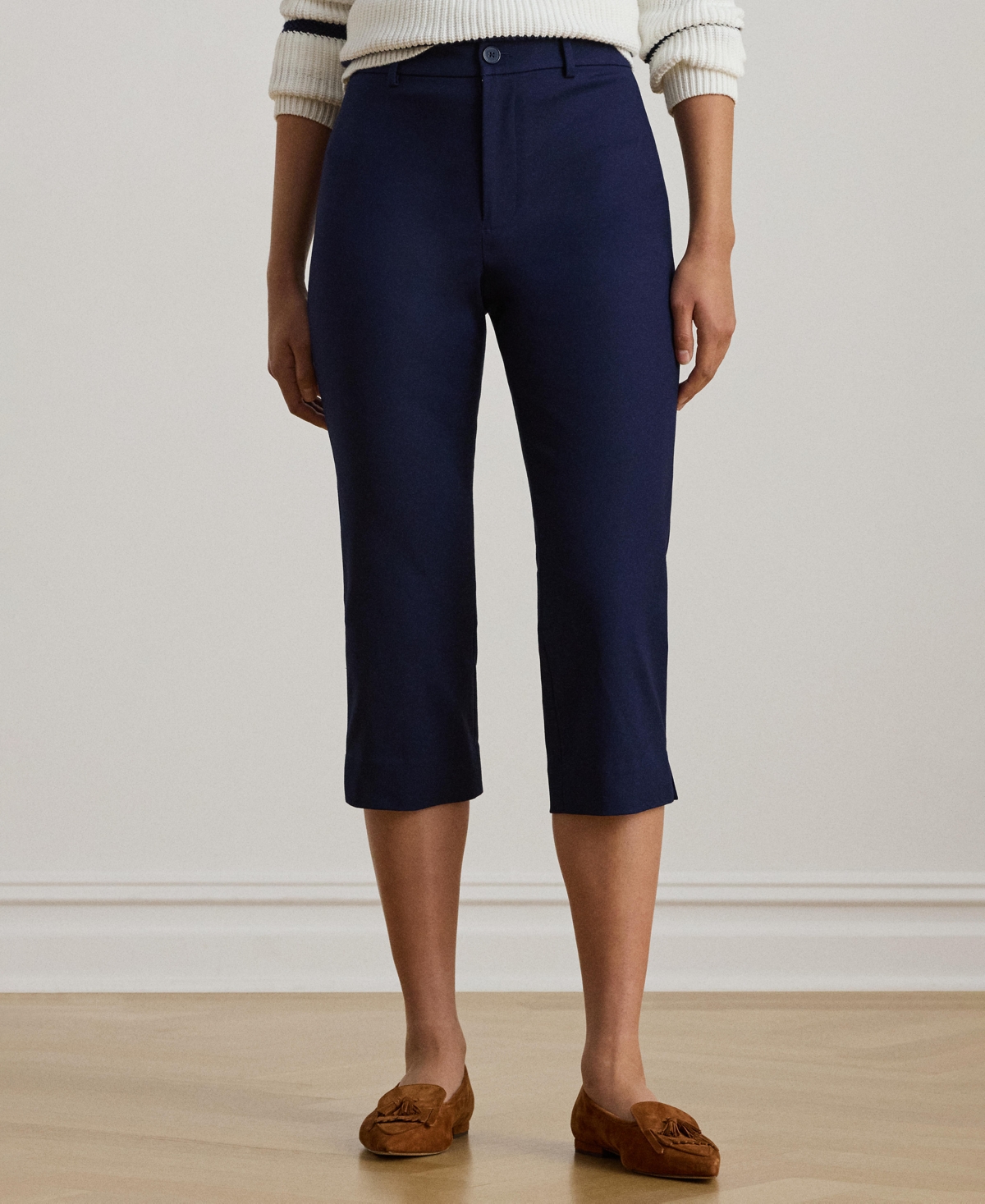 Click here for Lauren Ralph Lauren Womens Double-Faced Stretch Ca... prices