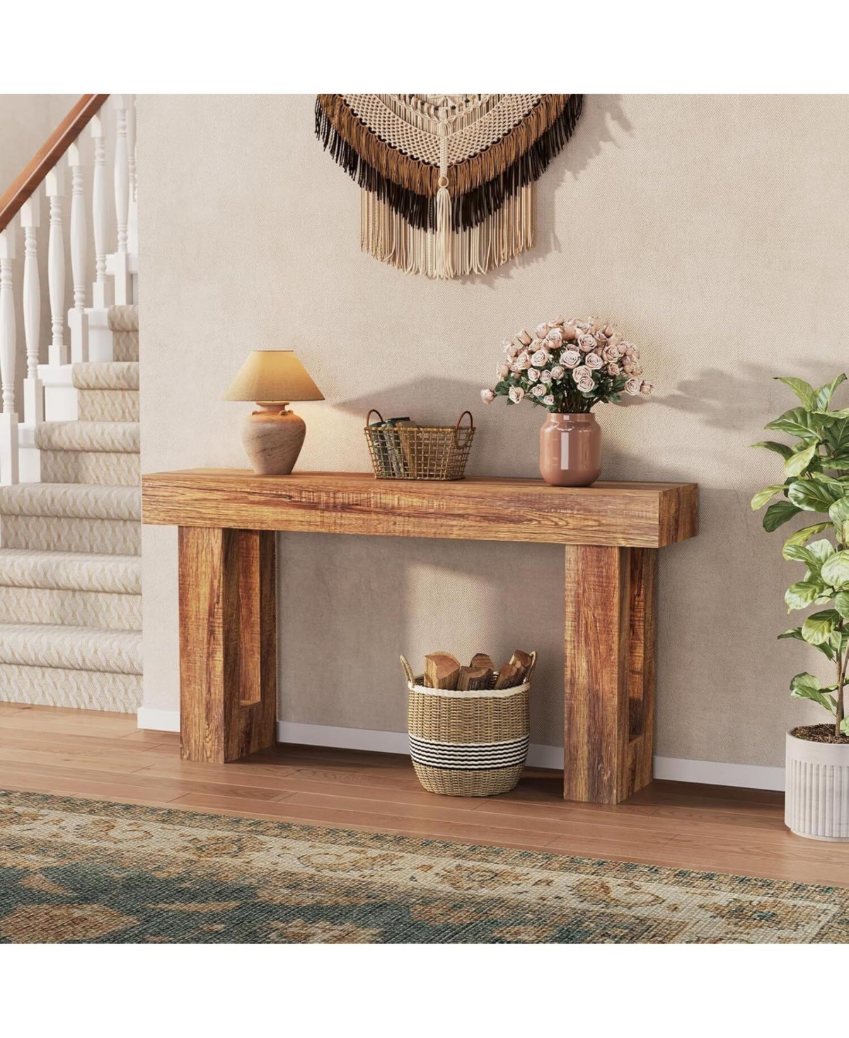 Click here for gaomon 63"ches Long Console Table for Entrywa... prices