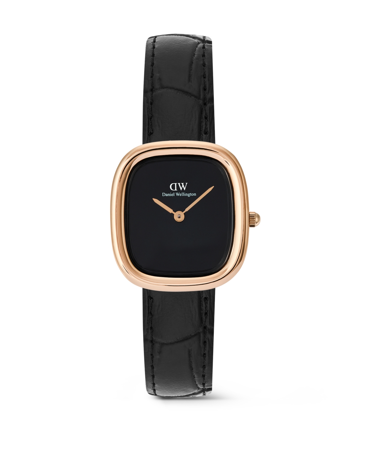 Click here for Daniel Wellington Womens Analog Black Leather Watc... prices