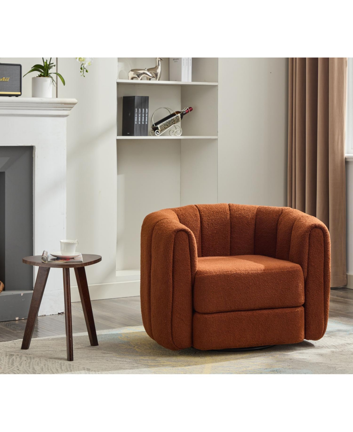 Click here for Streamdale Furniture Swiveled Barrel Accent Chair... prices