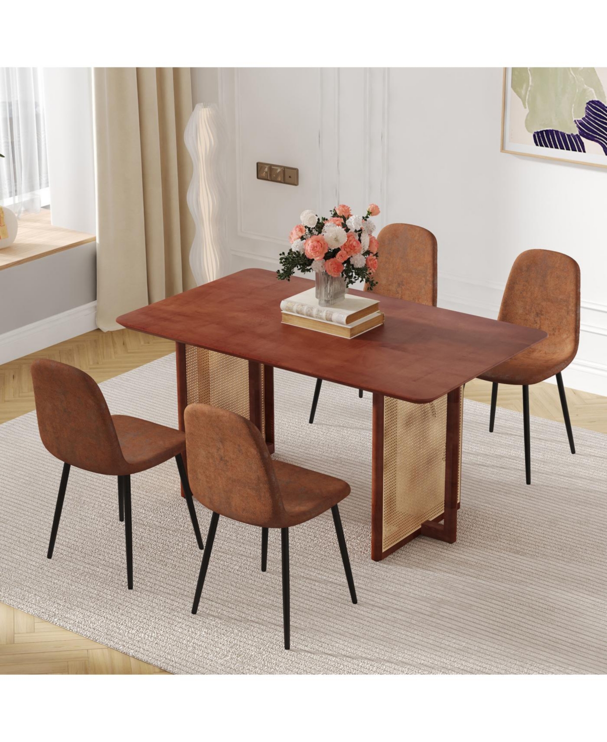 Click here for Streamdale Furniture Ancient Style Walnut Solid Wo... prices