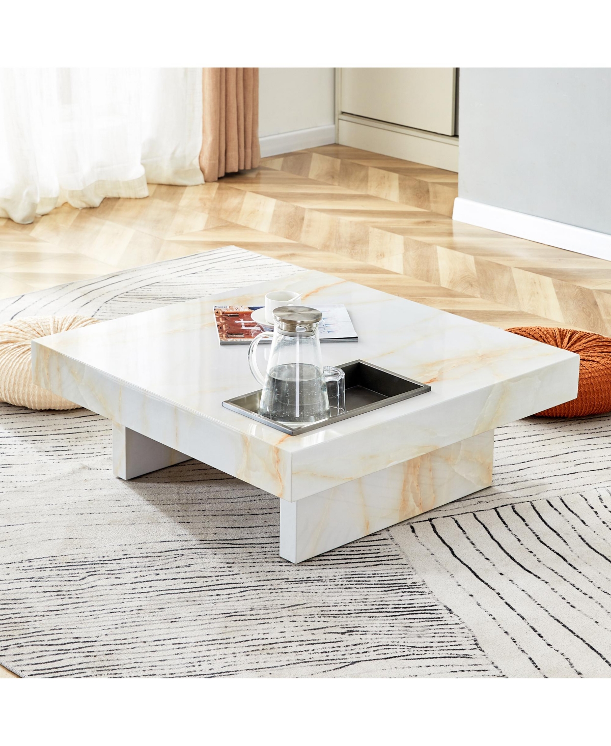Click here for Lovmor A modern and practical coffee table with im... prices